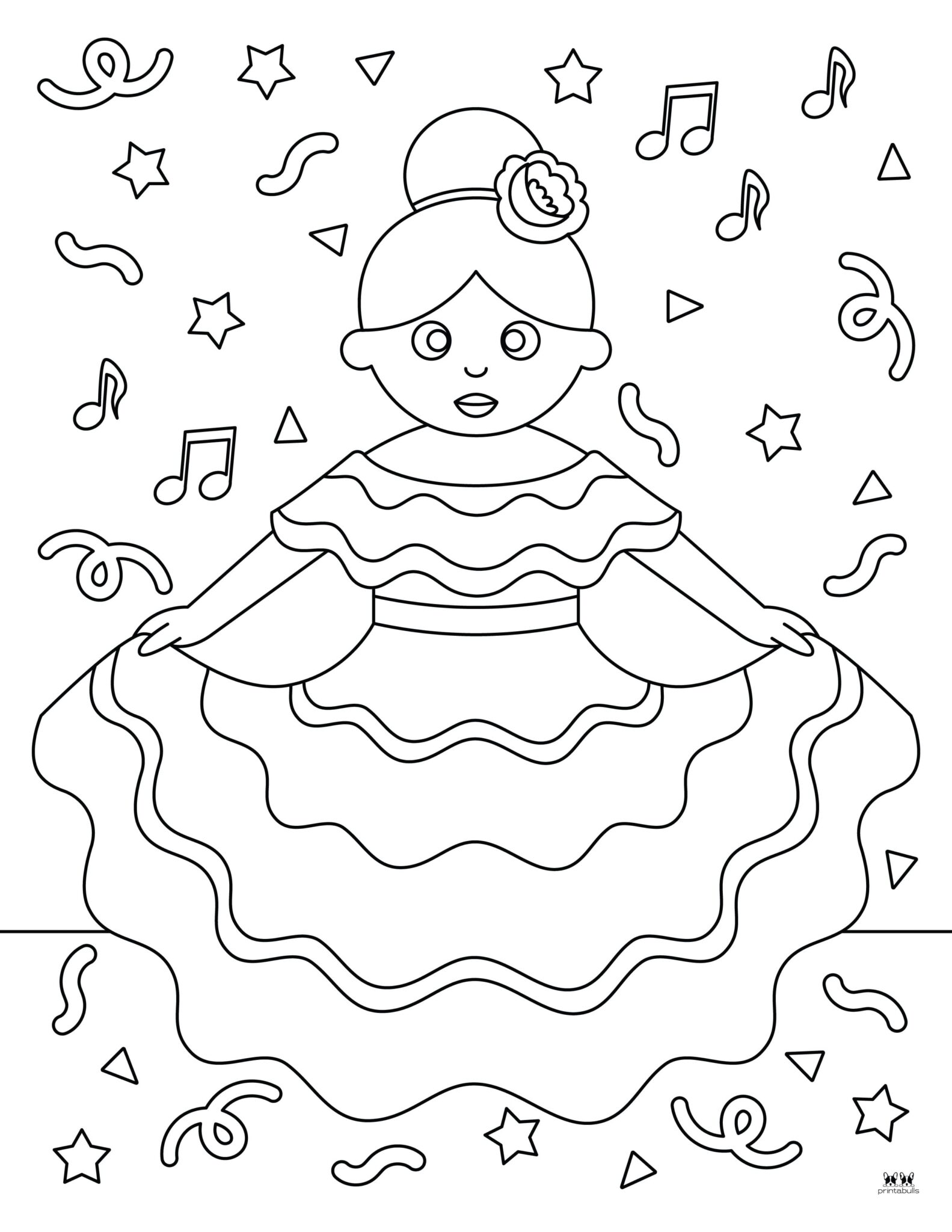 Cinco de Mayo Coloring Pages - 25 FREE Pages | Printabulls