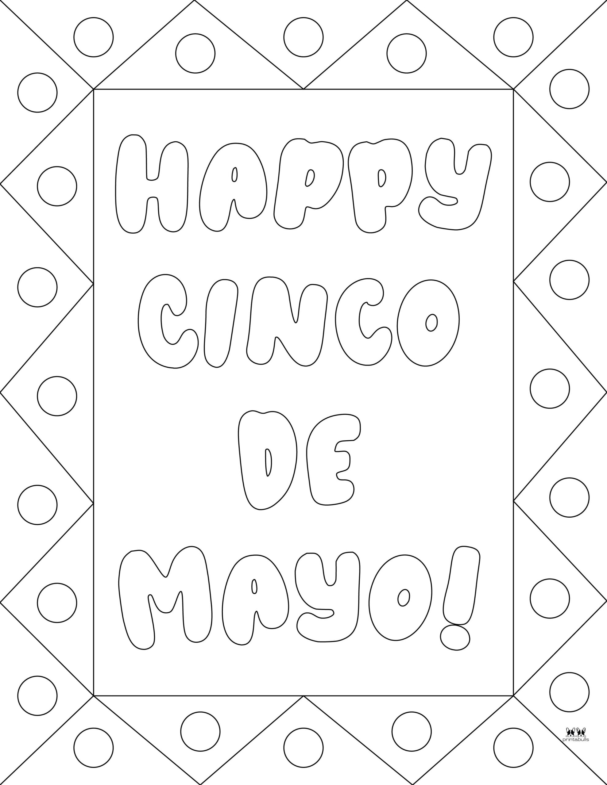 Cinco de Mayo Coloring Pages - 25 FREE Pages | Printabulls