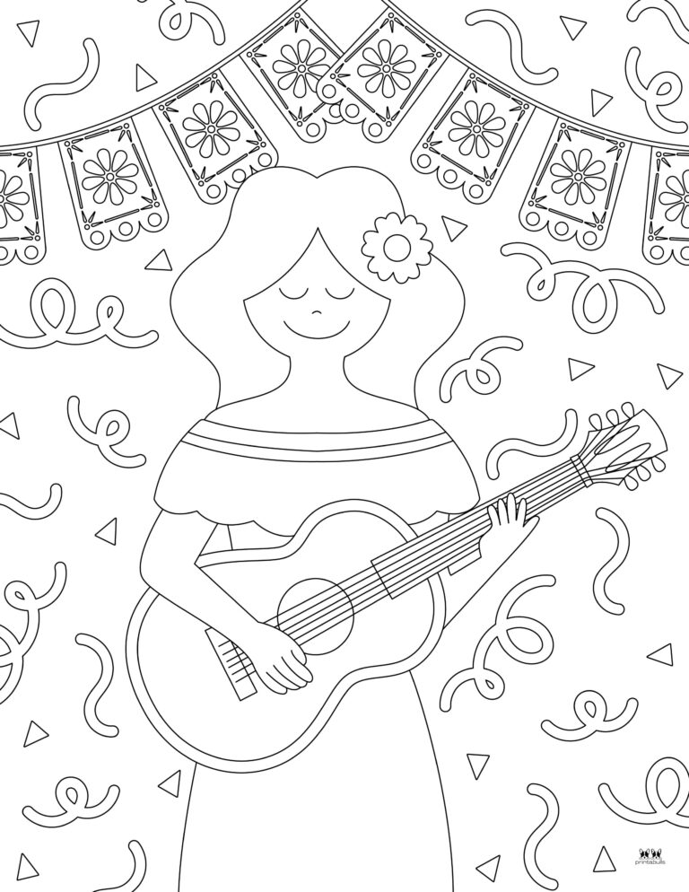 Cinco de Mayo Coloring Pages - 25 FREE Pages | Printabulls