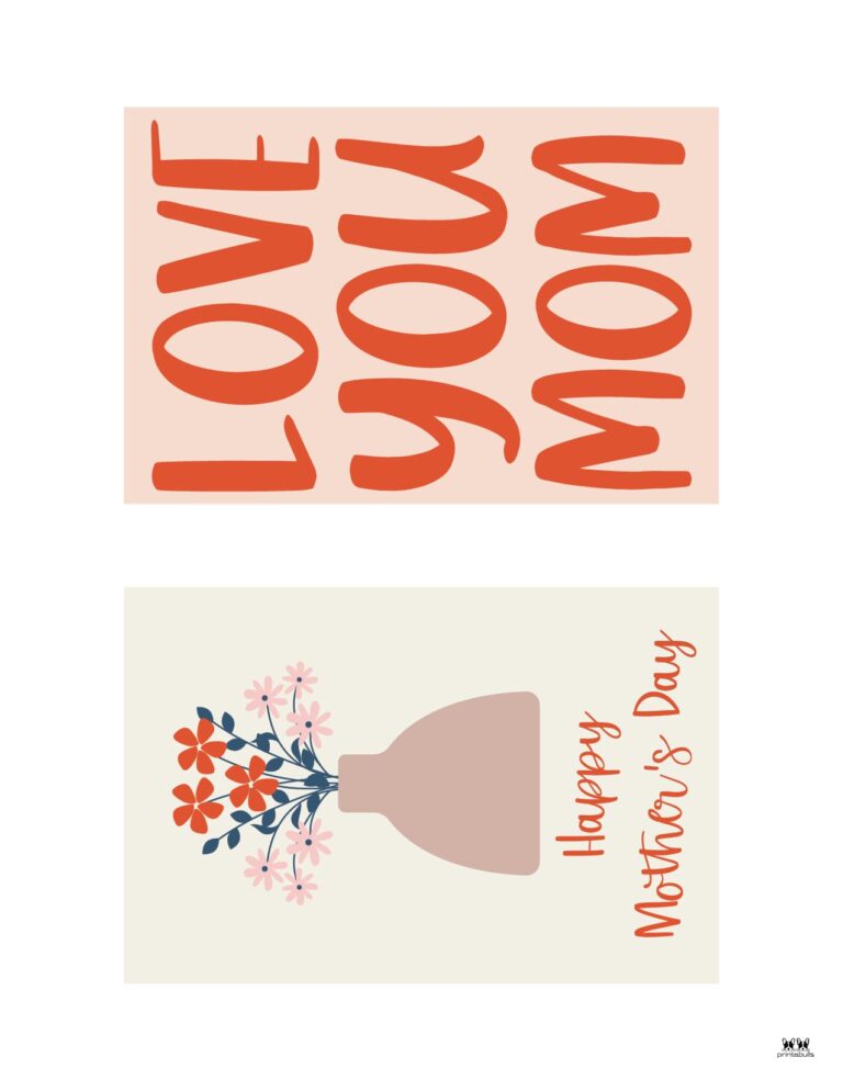Mother's Day Cards - 50 FREE Printable Cards | Printabulls