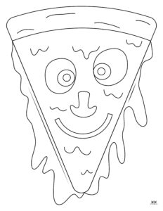 Pizza Coloring Pages - 32 FREE Printables | Printabulls