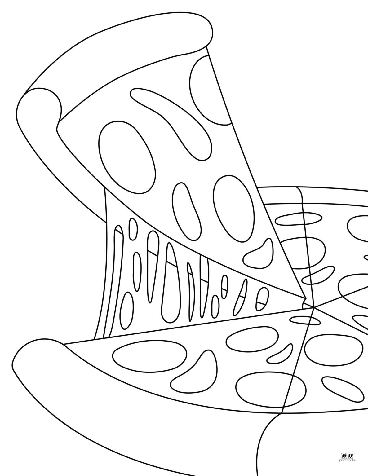 Pizza Coloring Pages - 32 FREE Printables | Printabulls