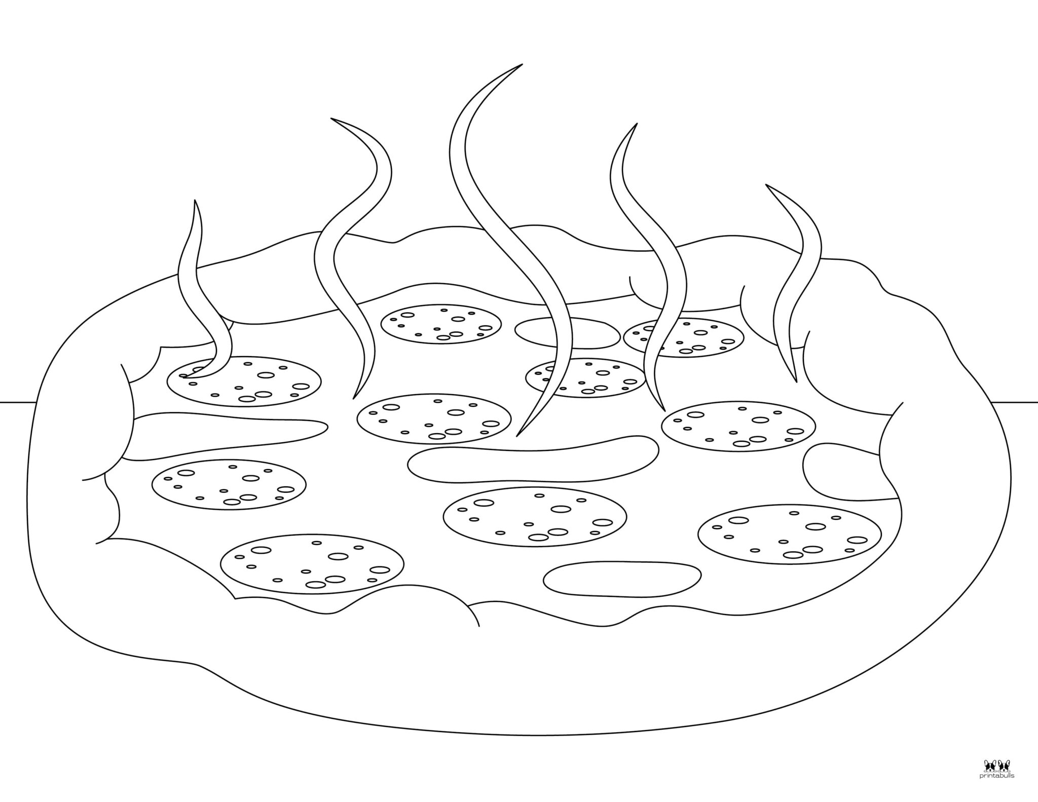 Pizza Coloring Pages - 32 FREE Printables | Printabulls