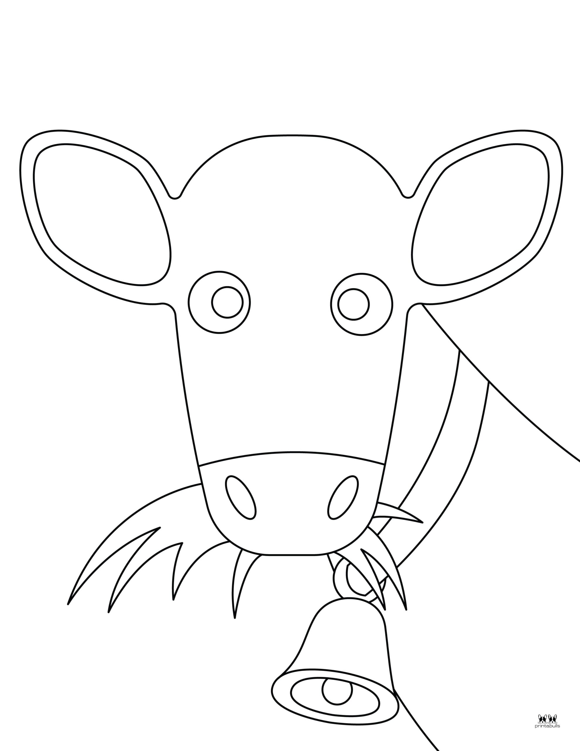 Cow & Highland Cow Coloring Pages - 40 Pages | Printabulls