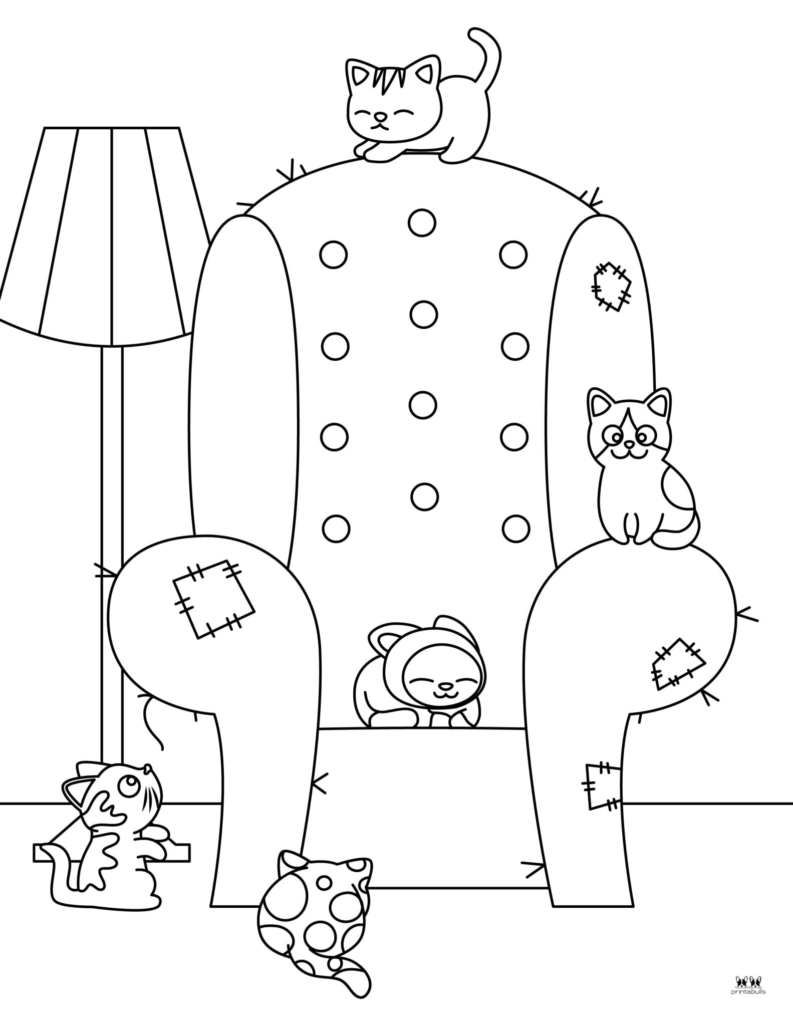 Kitten Coloring Pages - 25 FREE Printables | Printabulls