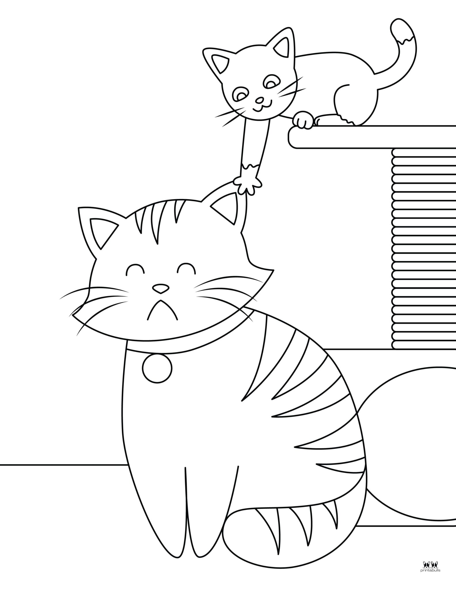 Kitten Coloring Pages - 25 FREE Printables - PrintaBulk