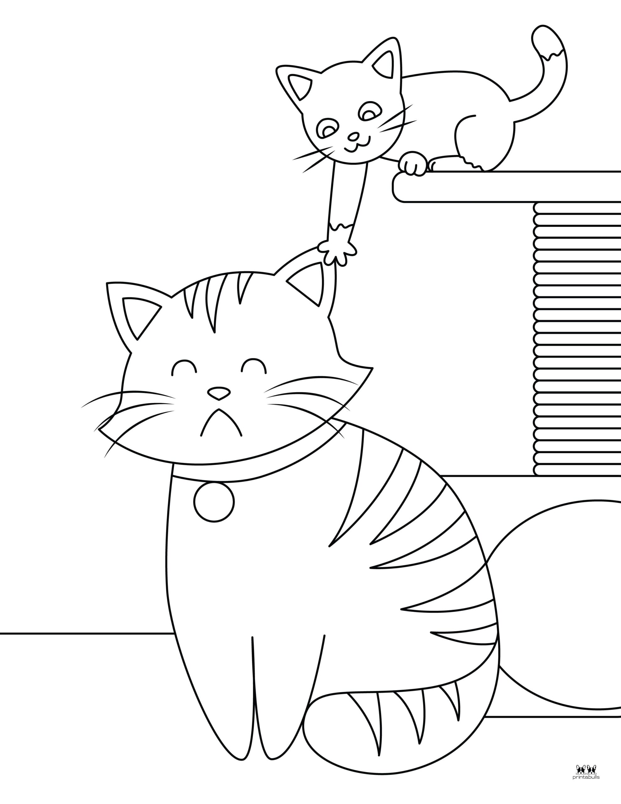 Kitten Coloring Pages - 25 FREE Printables - PrintaBulk