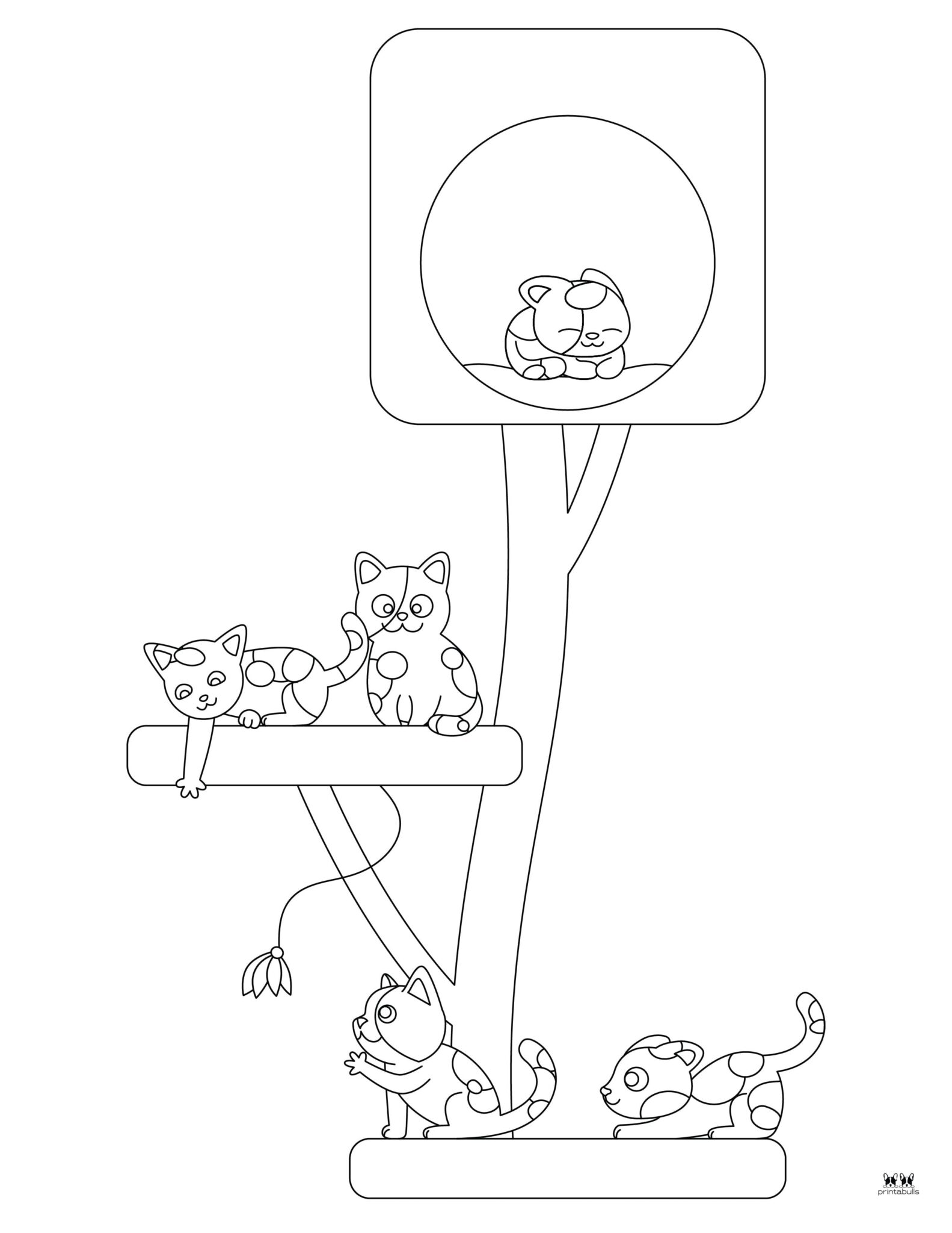 Kitten Coloring Pages - 25 FREE Printables | Printabulls