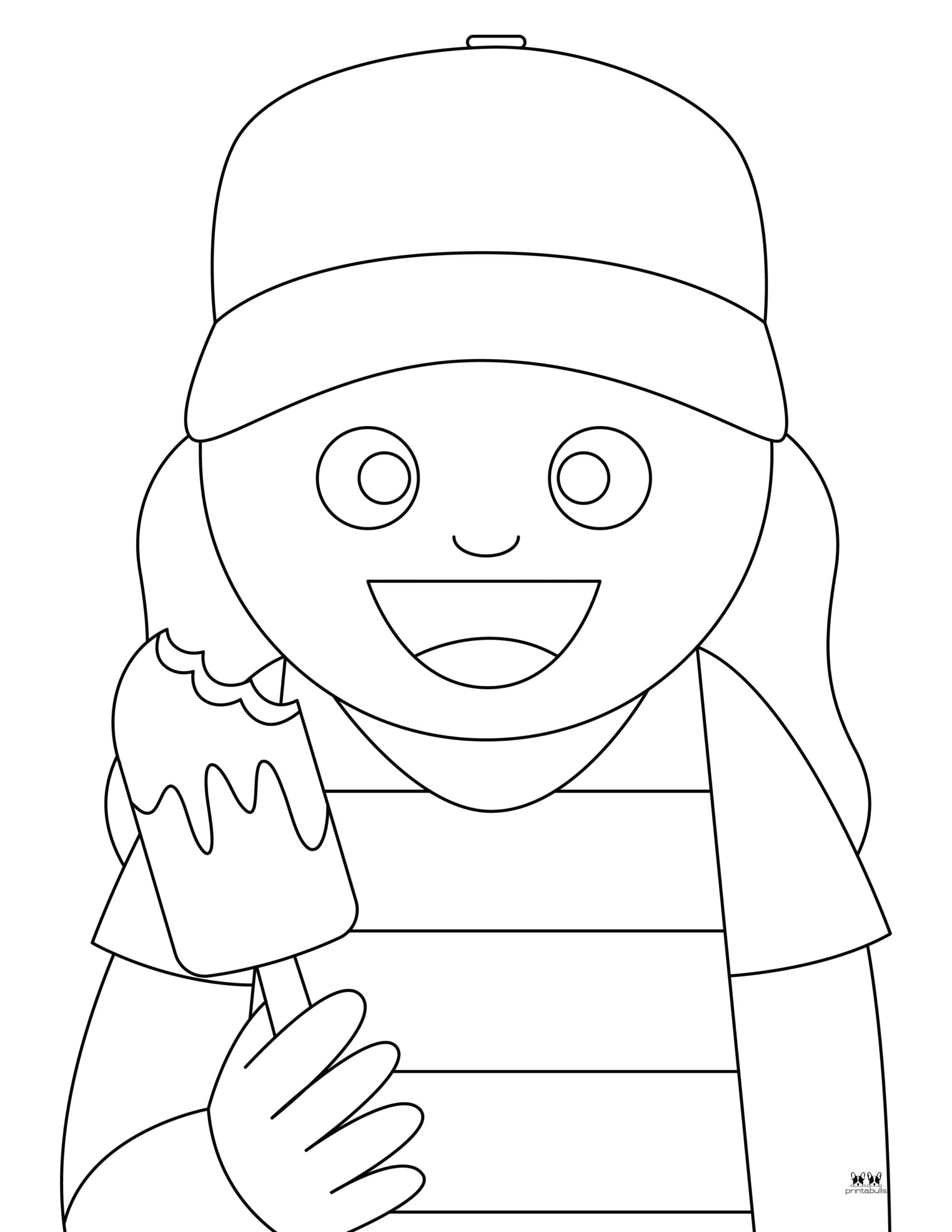 Popsicle Coloring Pages - 25 FREE Printables | Printabulls