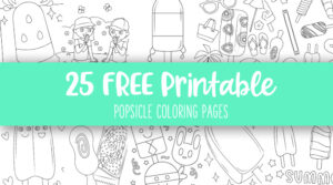 Popsicle Coloring Pages - 25 FREE Printables | Printabulls