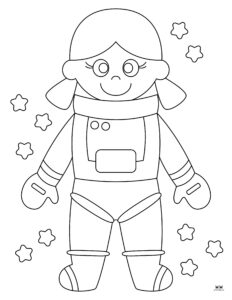 Astronaut Coloring Pages & Templates - FREE | Printabulls