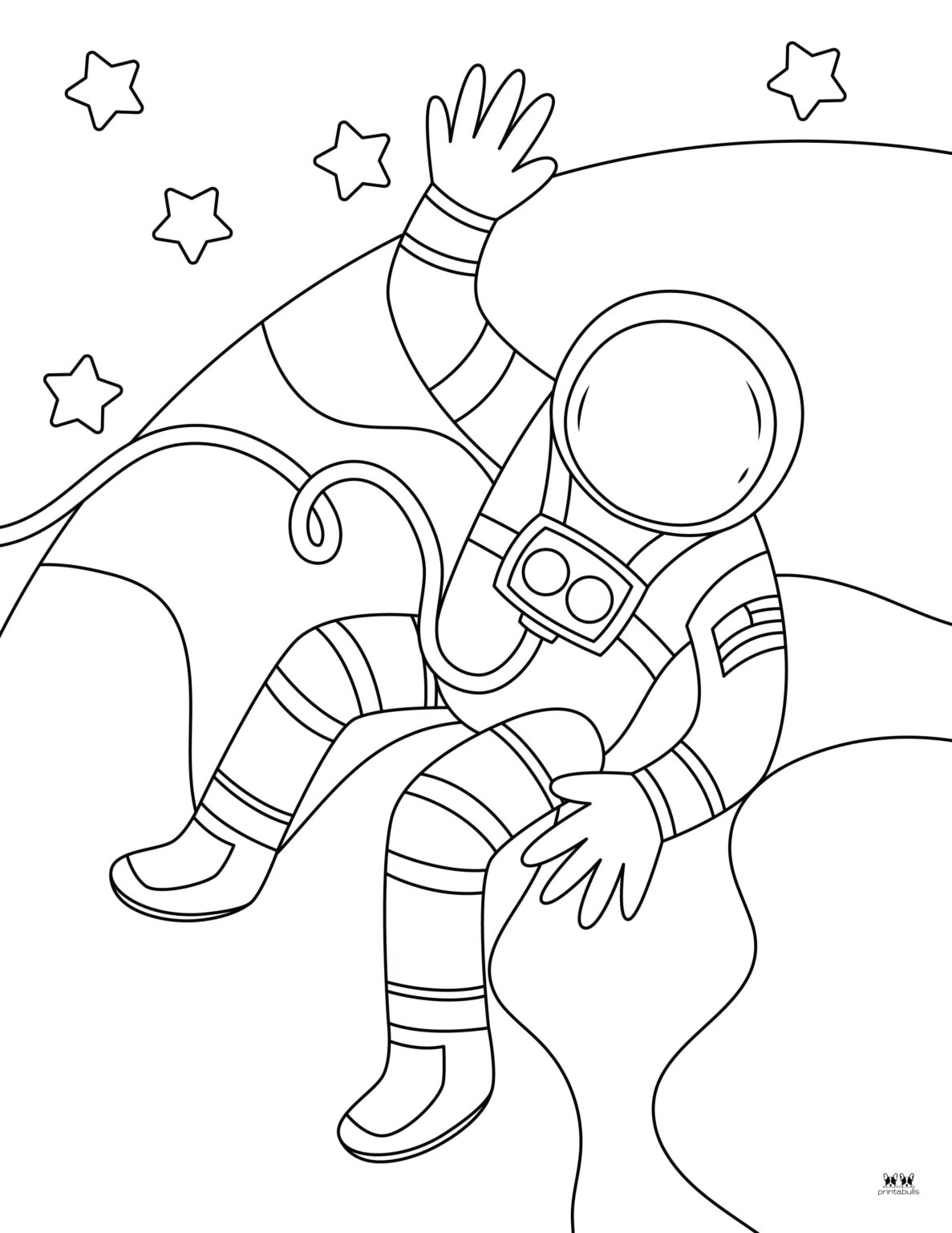 Astronaut Coloring Pages & Templates - FREE | Printabulls