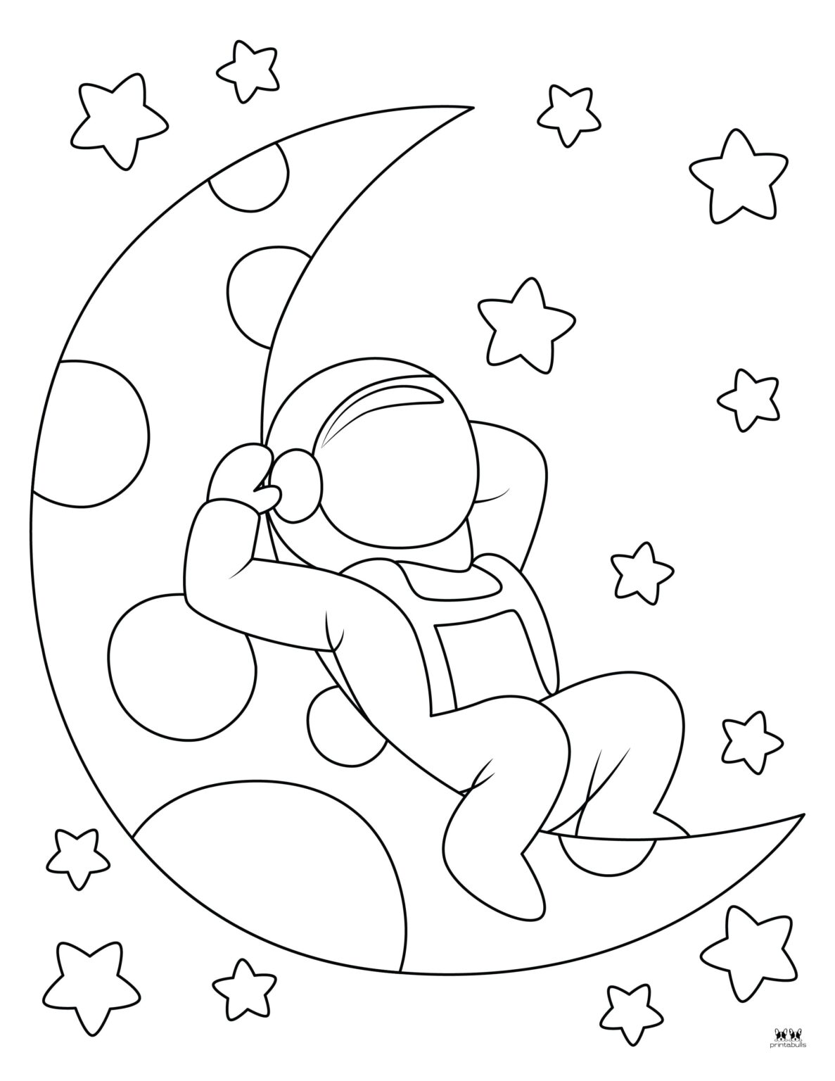 Astronaut Coloring Pages & Templates - FREE | Printabulls