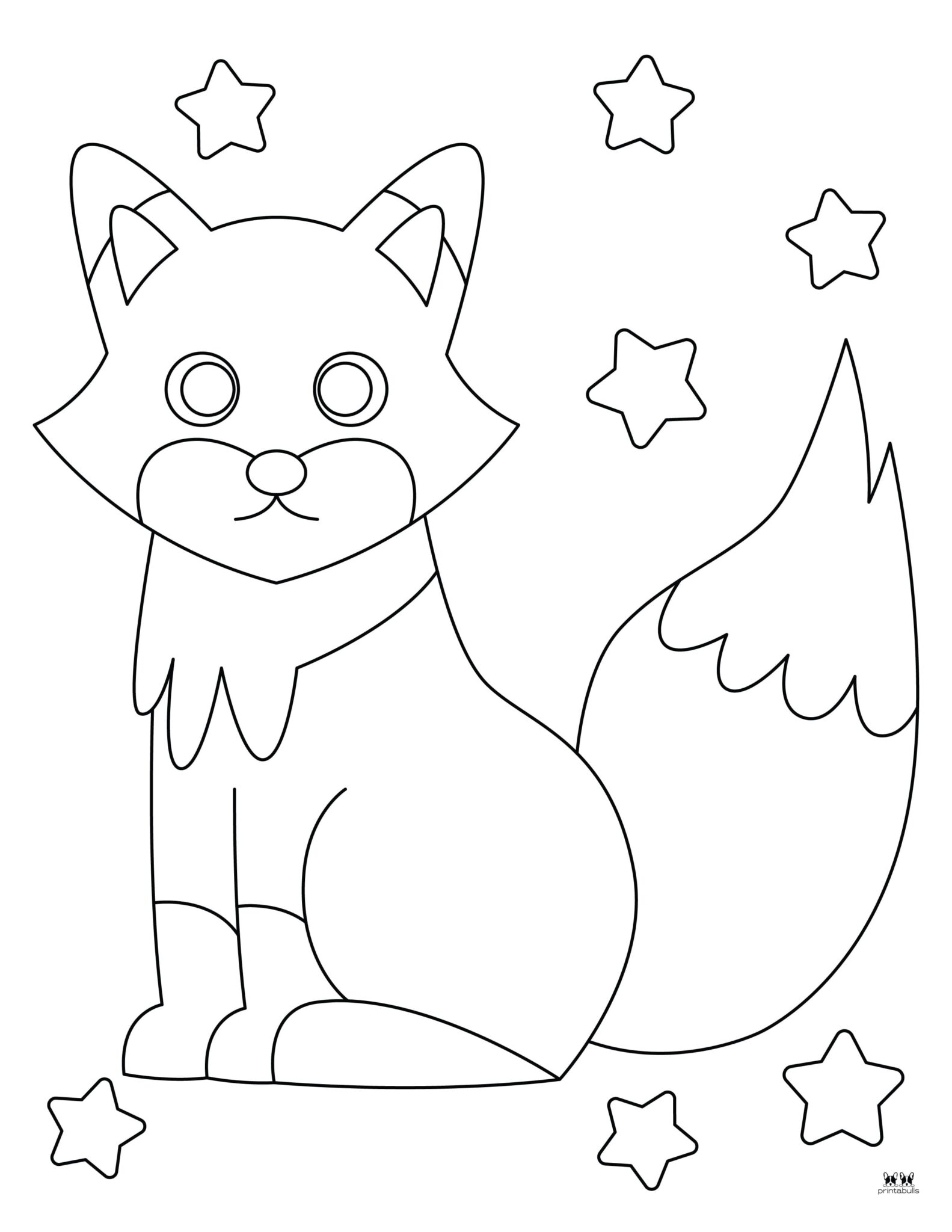 Fox Coloring Pages - 35 Free Pages | Printabulls