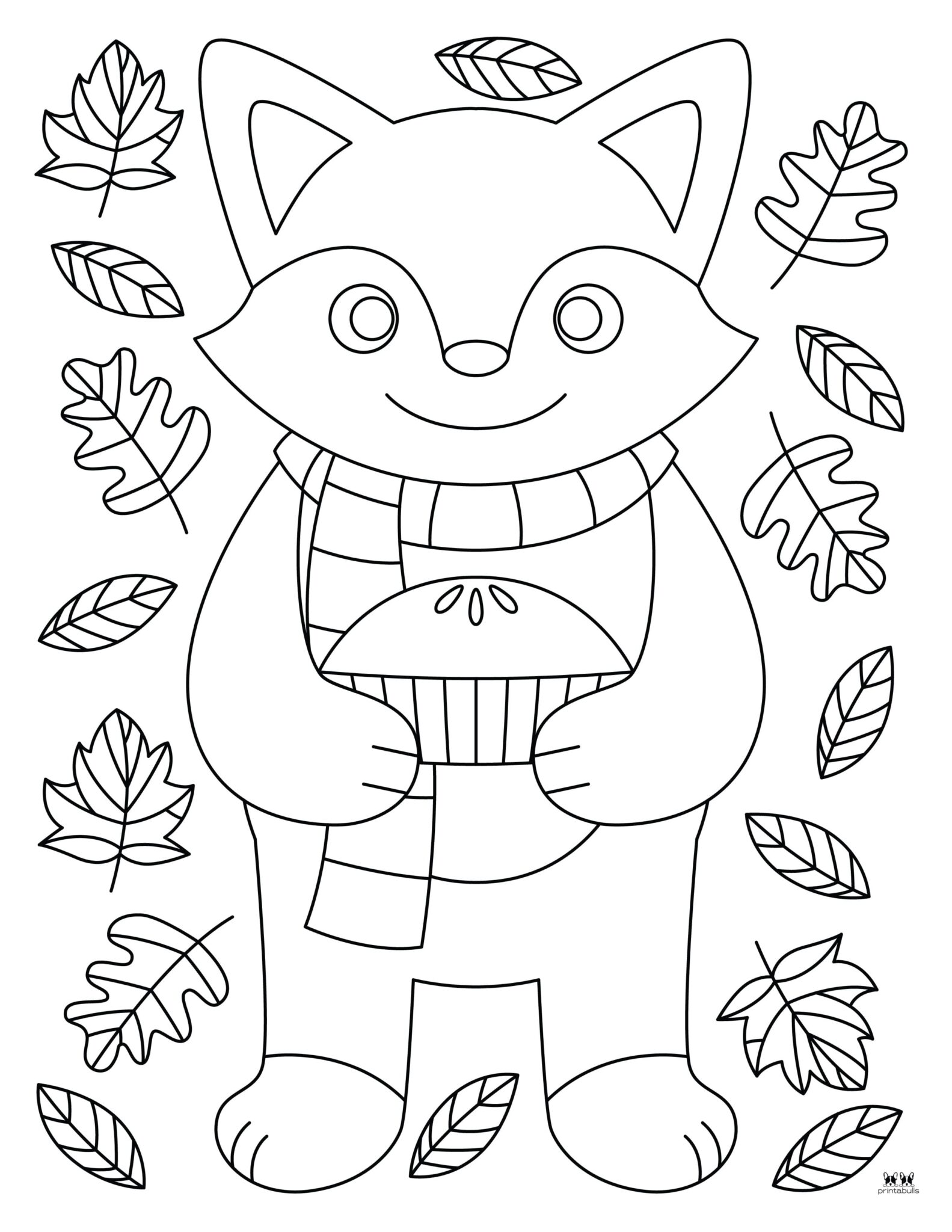 Fox Coloring Pages - 35 Free Pages - PrintaBulk