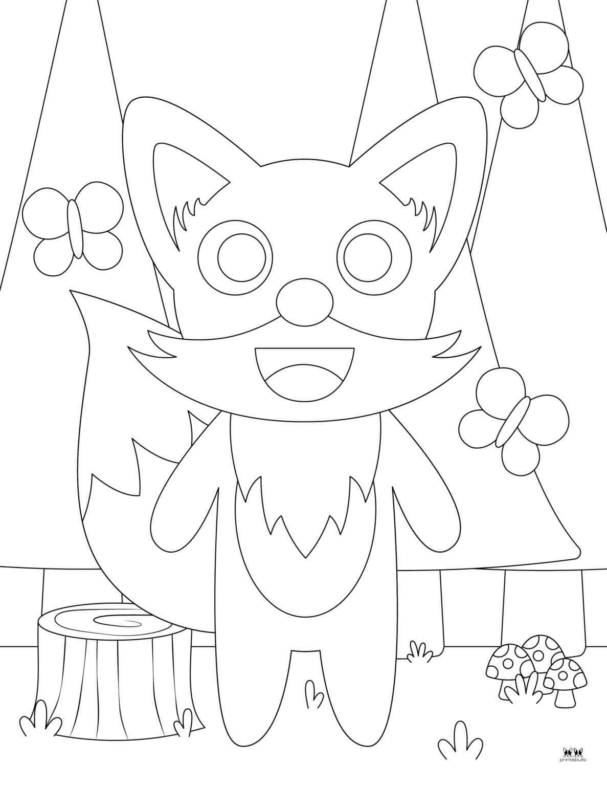 Fox Coloring Pages - 35 Free Pages | Printabulls