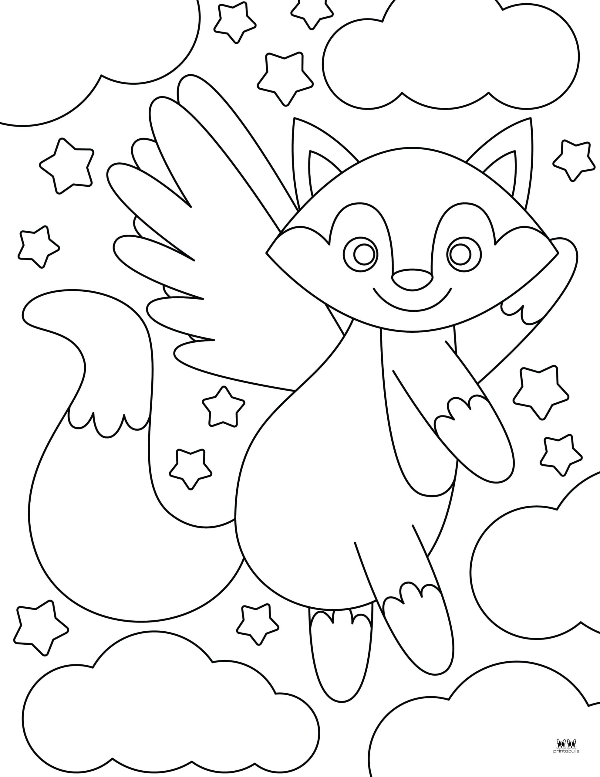 Fox Coloring Pages - 35 Free Pages | Printabulls