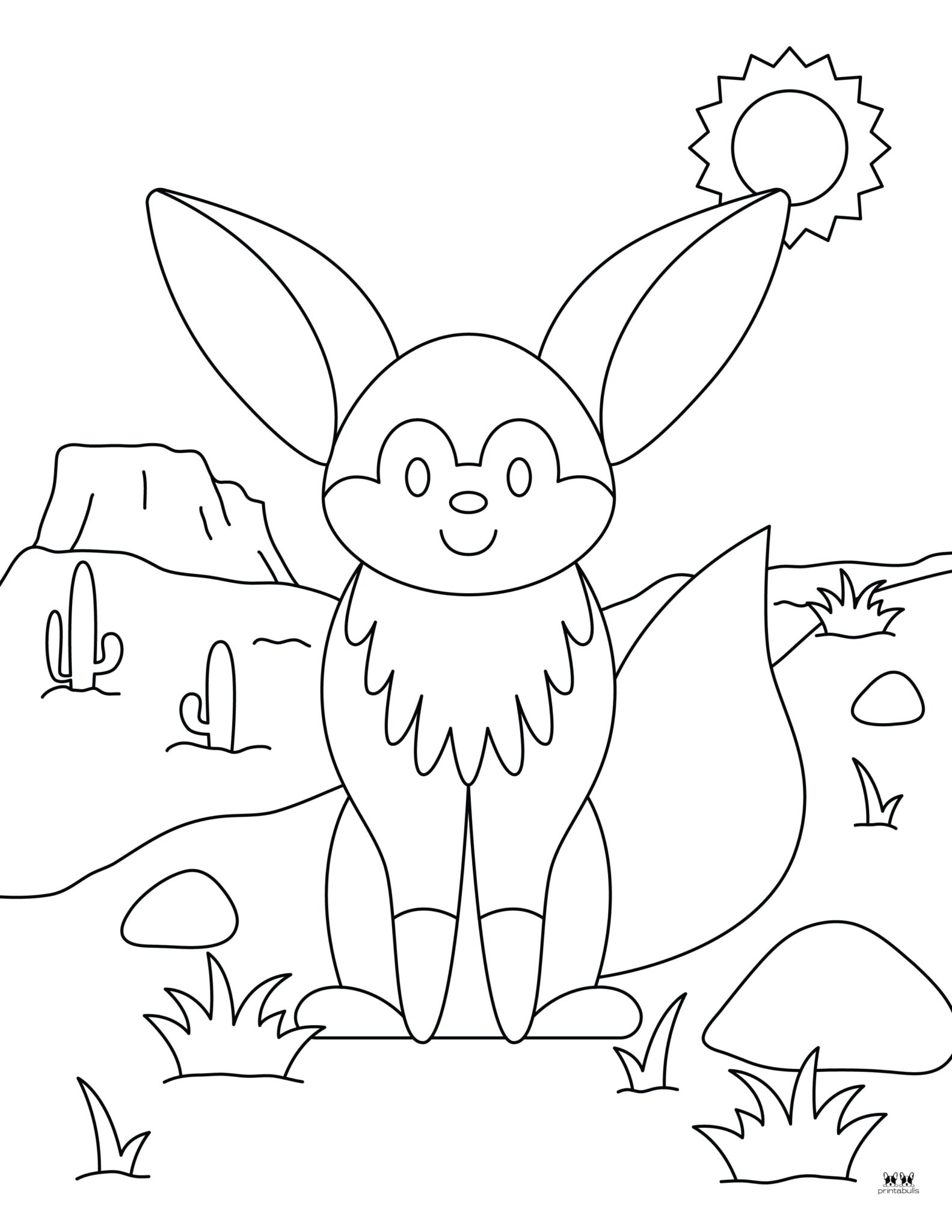 Fox Coloring Pages - 35 Free Pages | Printabulls