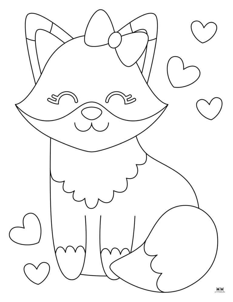 Fox Coloring Pages - 35 Free Pages | Printabulls