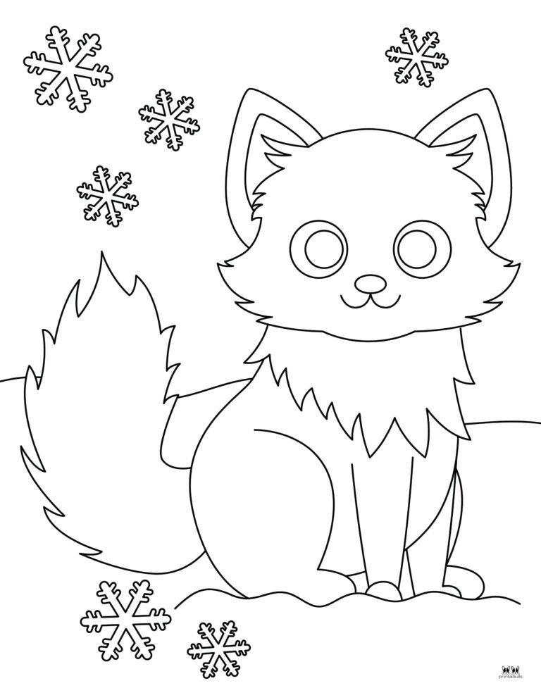 Fox Coloring Pages - 35 Free Pages - PrintaBulk