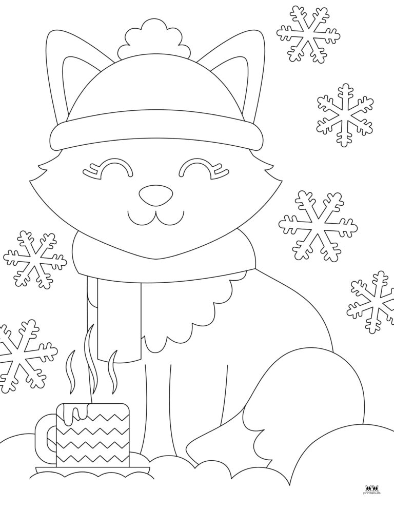 Fox Coloring Pages - 35 Free Pages | Printabulls