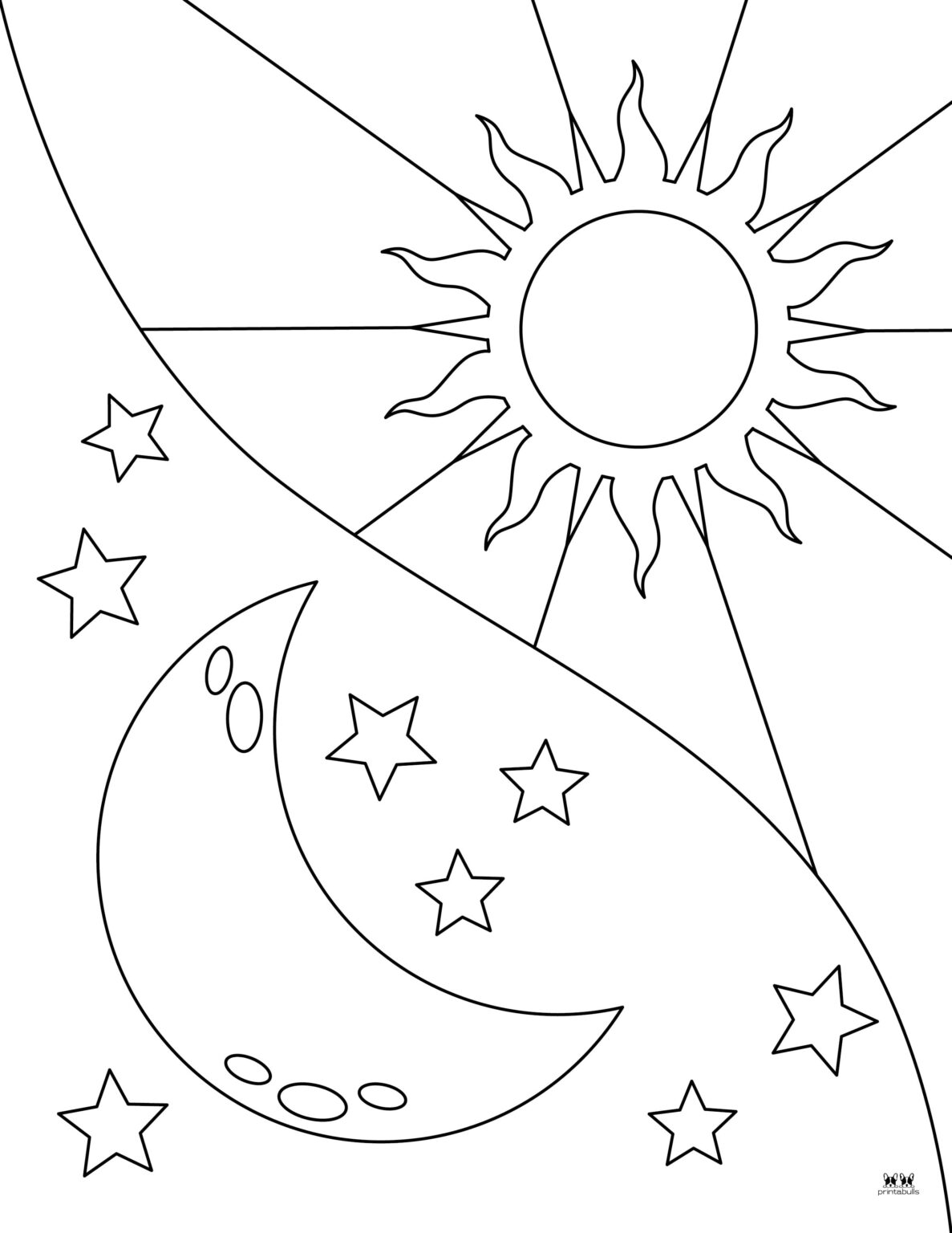 Moon Coloring Pages & Templates - 39 Pages | Printabulls