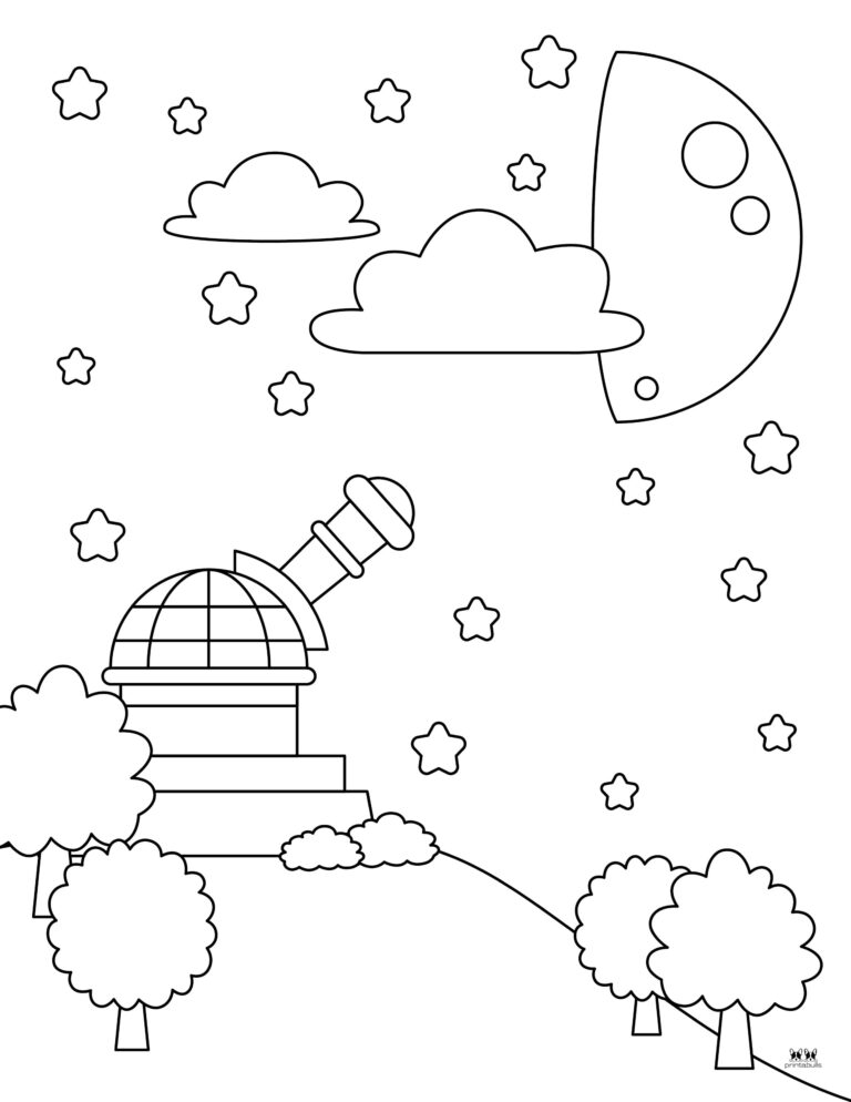 Moon Coloring Pages & Templates - 39 Pages | Printabulls