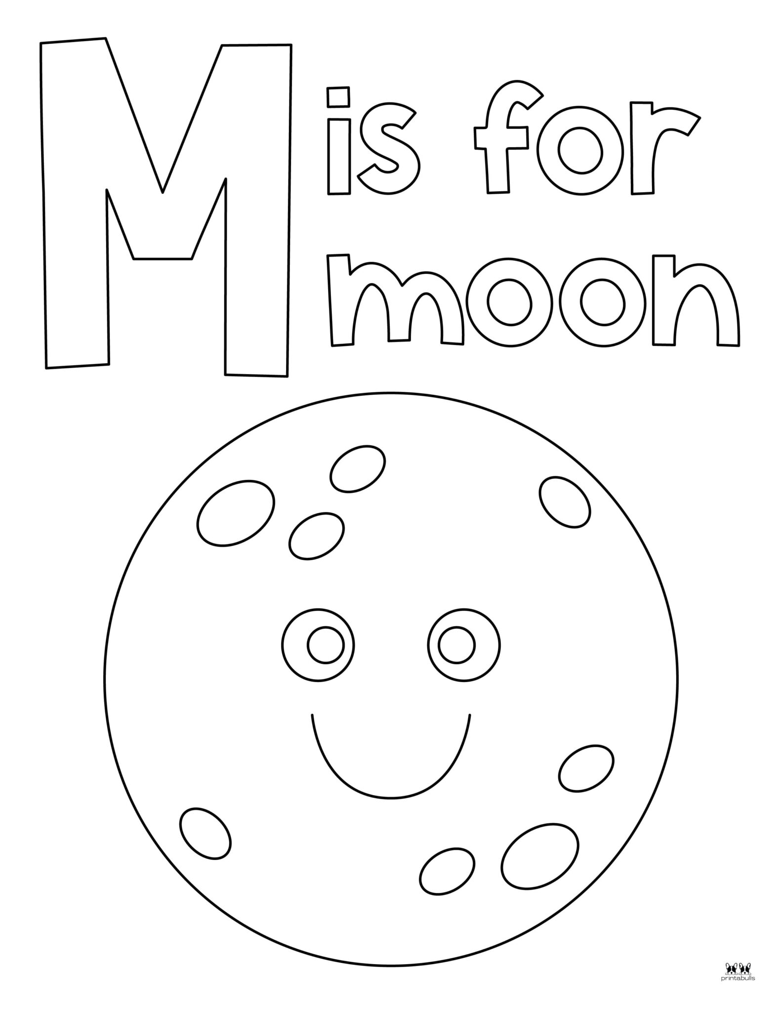 Moon Coloring Pages & Templates - 39 Pages | Printabulls