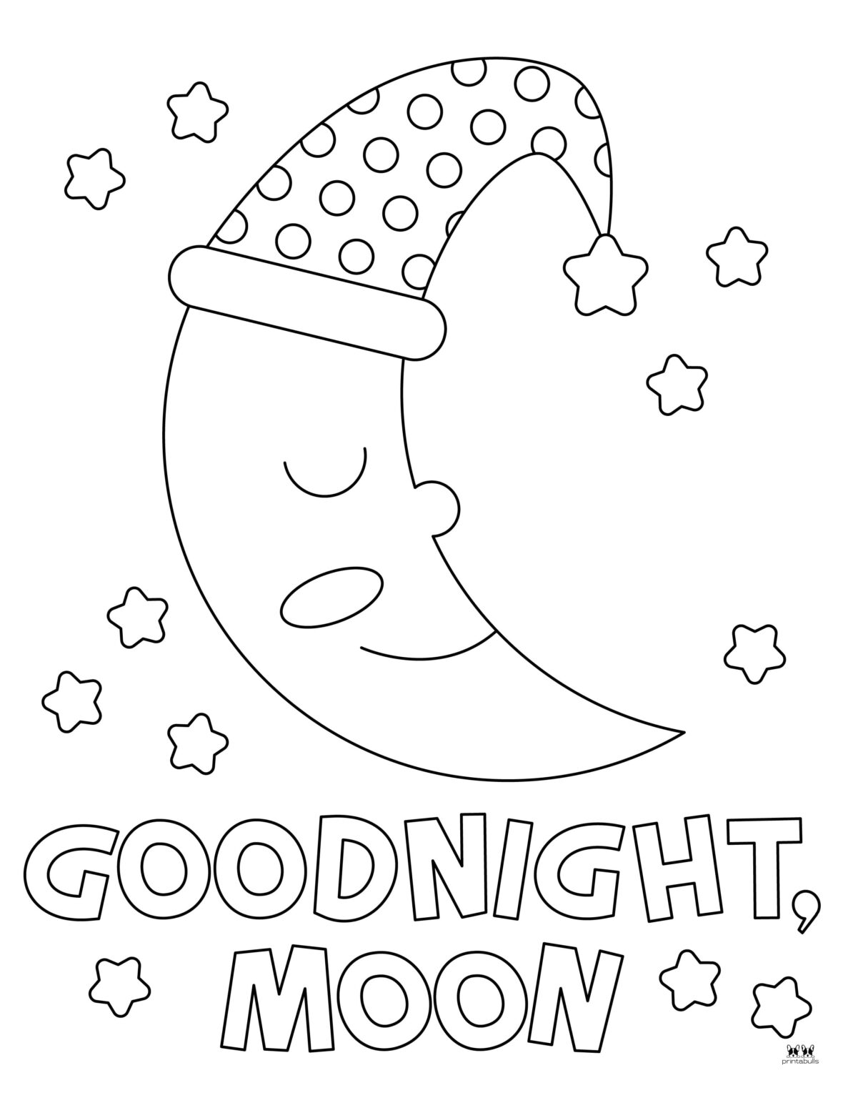 Moon Coloring Pages & Templates - 39 Pages - PrintaBulk