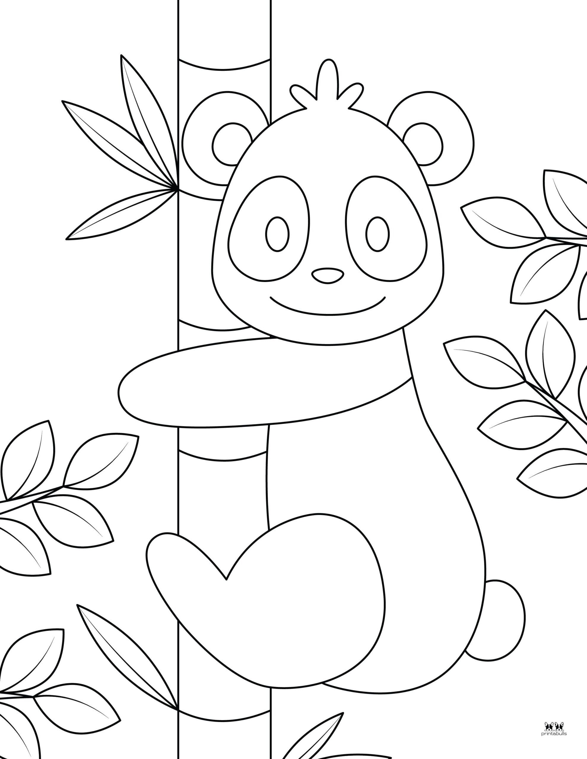 Panda Coloring Pages - 25 FREE Printables | Printabulls
