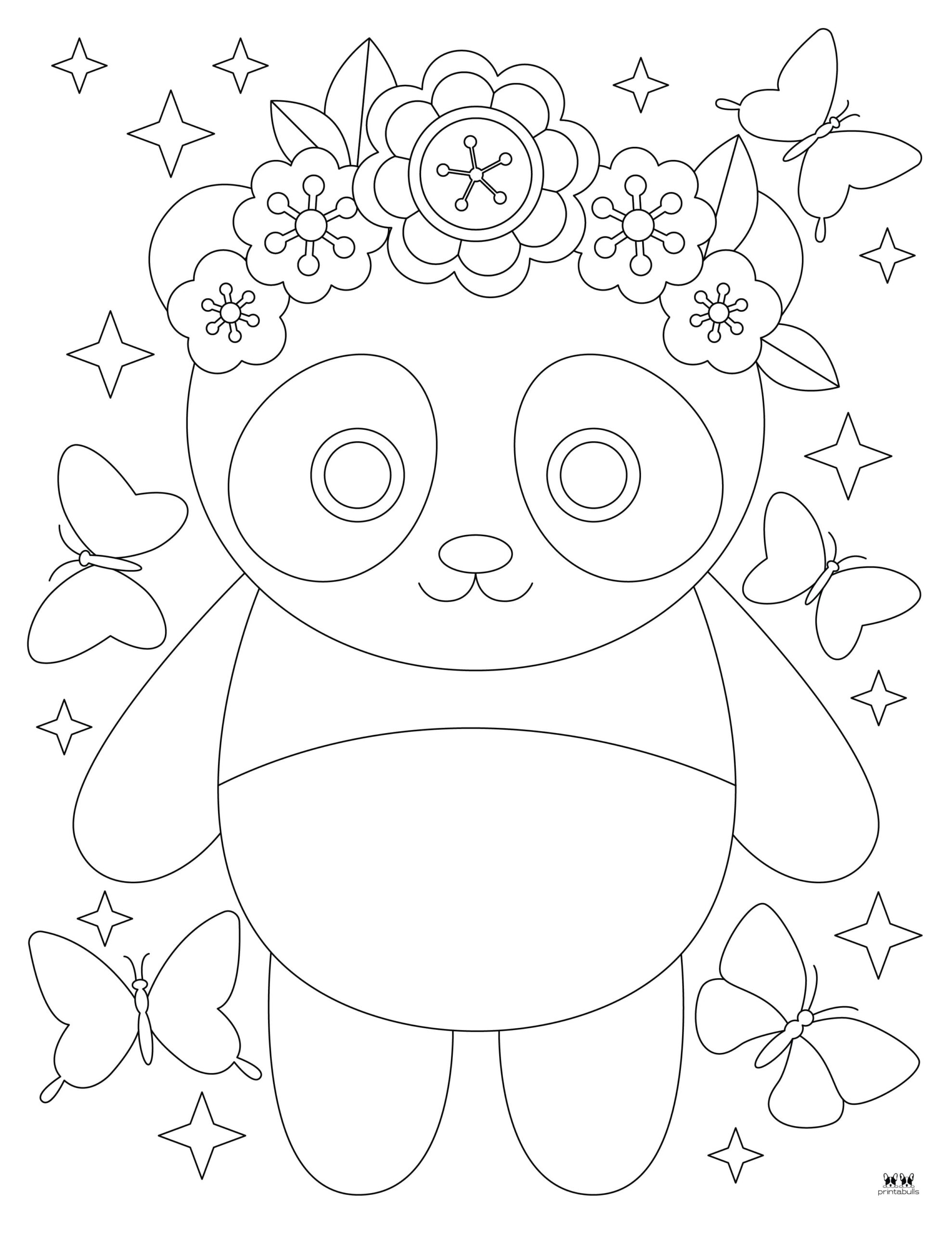 Panda Coloring Pages - 25 FREE Printables | Printabulls