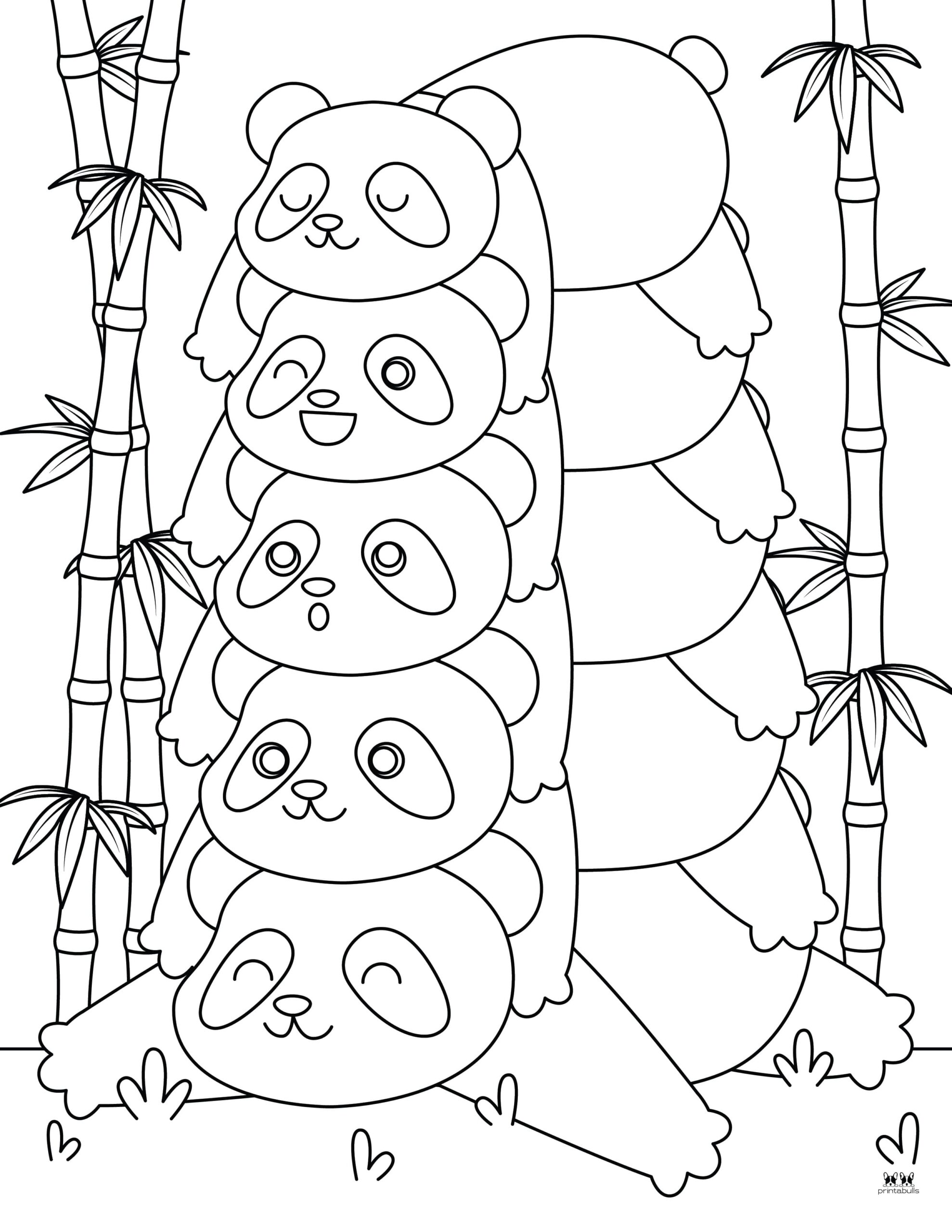 Printable Panda Coloring Pages
