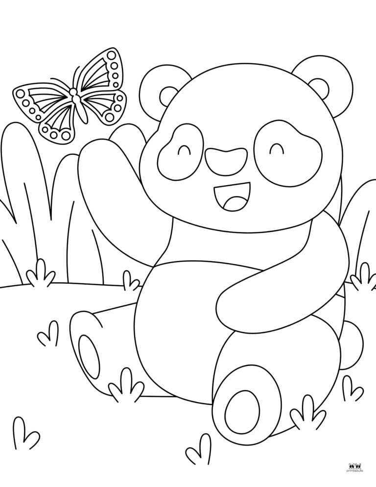 Panda Coloring Pages - 25 FREE Printables | Printabulls