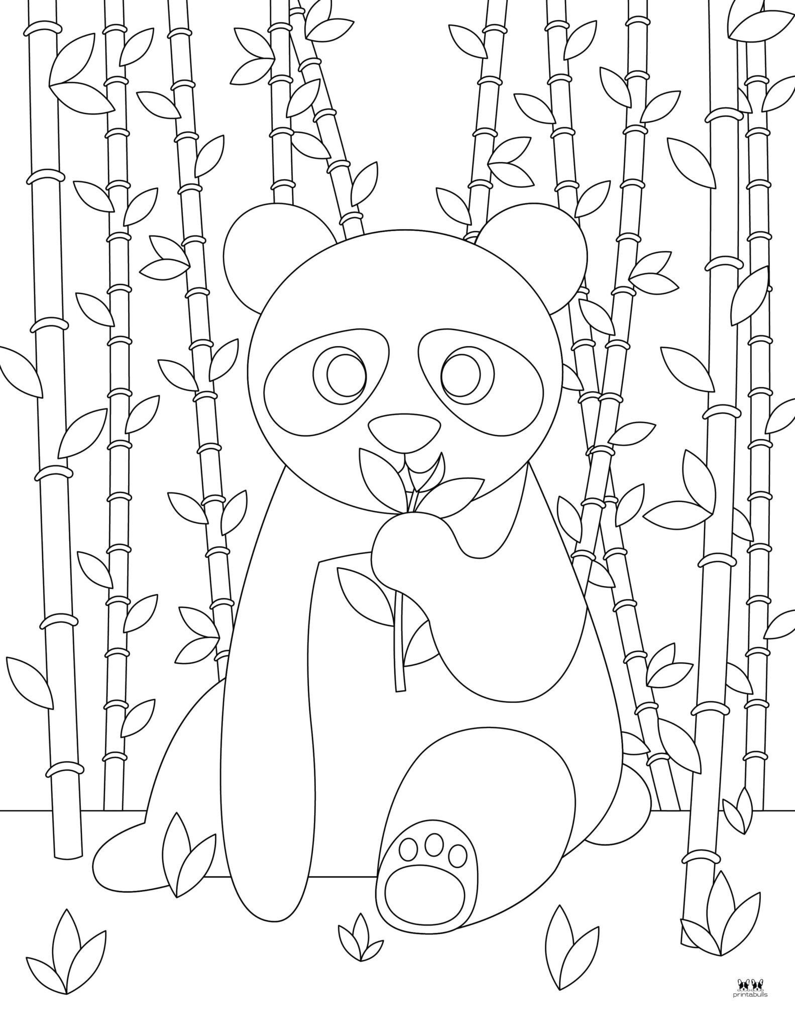 Panda Coloring Pages - 25 FREE Printables | Printabulls