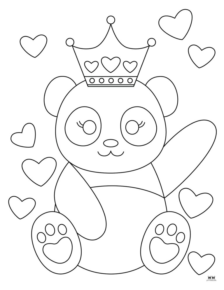 Panda Coloring Pages - 25 FREE Printables | Printabulls