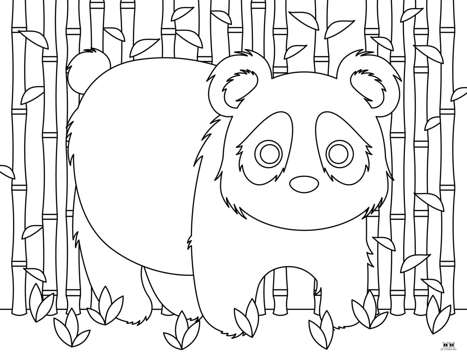 Panda Coloring Pages - 25 FREE Printables | Printabulls