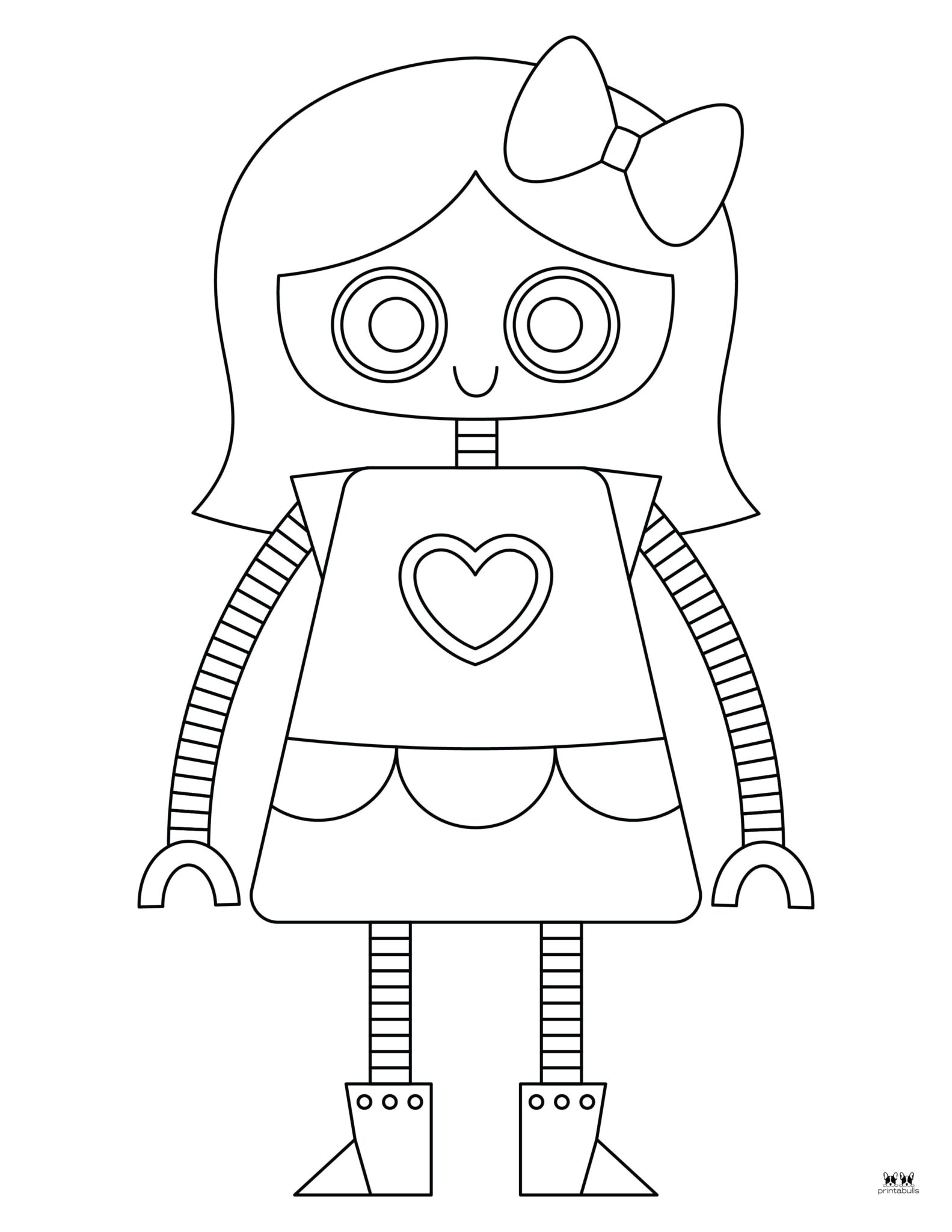 Robot Coloring Pages - 26 FREE Printables | Printabulls