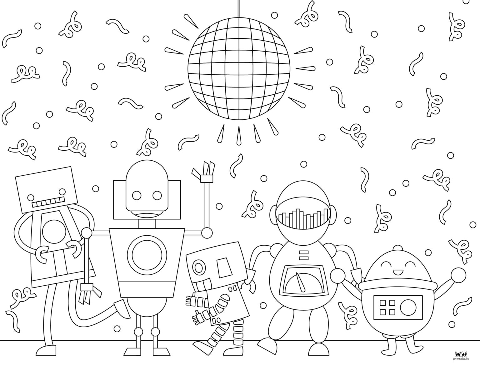 Robot Coloring Pages - 26 FREE Printables | Printabulls