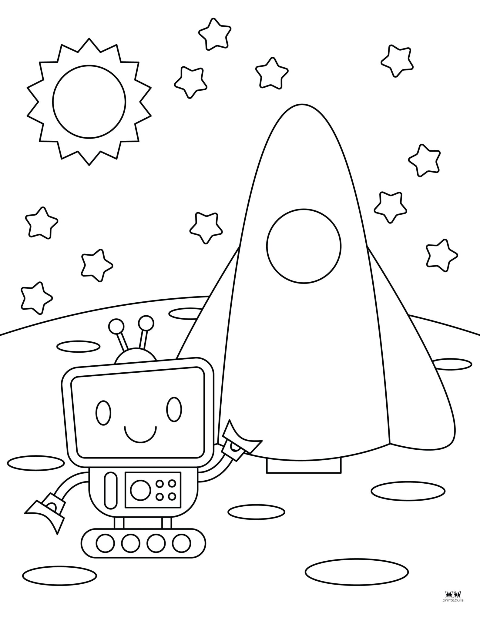 Robot Coloring Pages - 26 FREE Printables | Printabulls