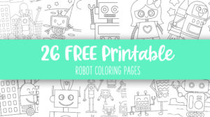 Robot Coloring Pages - 26 FREE Printables | Printabulls