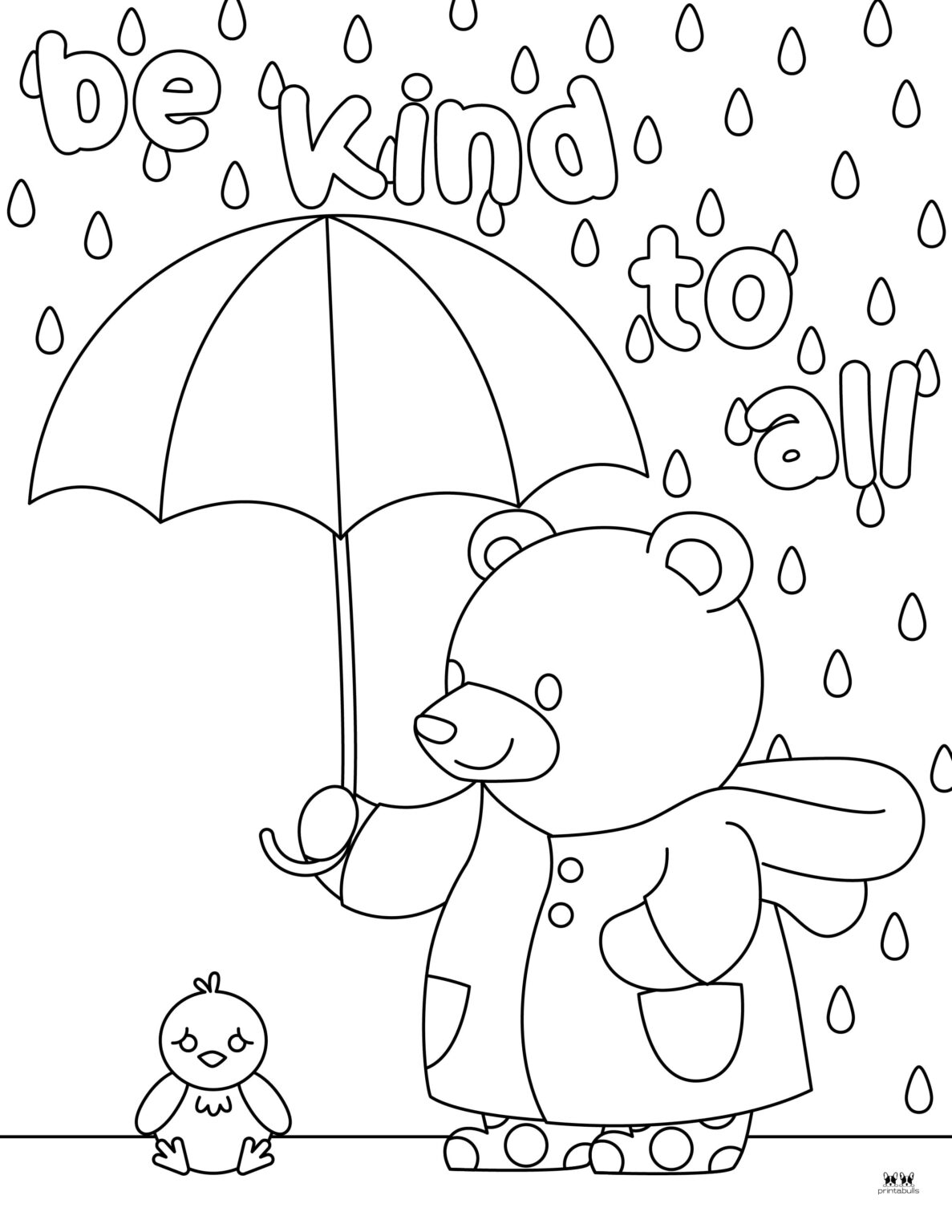 Kindness Coloring Pages - 45 FREE Pages | Printabulls