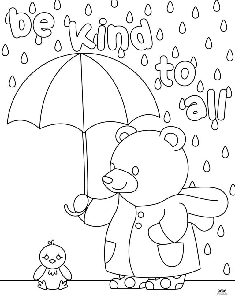 Kindness Coloring Pages - 45 FREE Pages | Printabulls