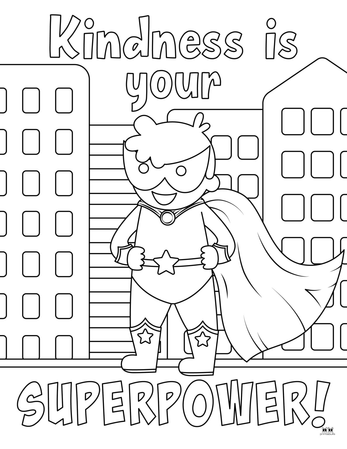 Kindness Coloring Pages - 45 FREE Pages | Printabulls