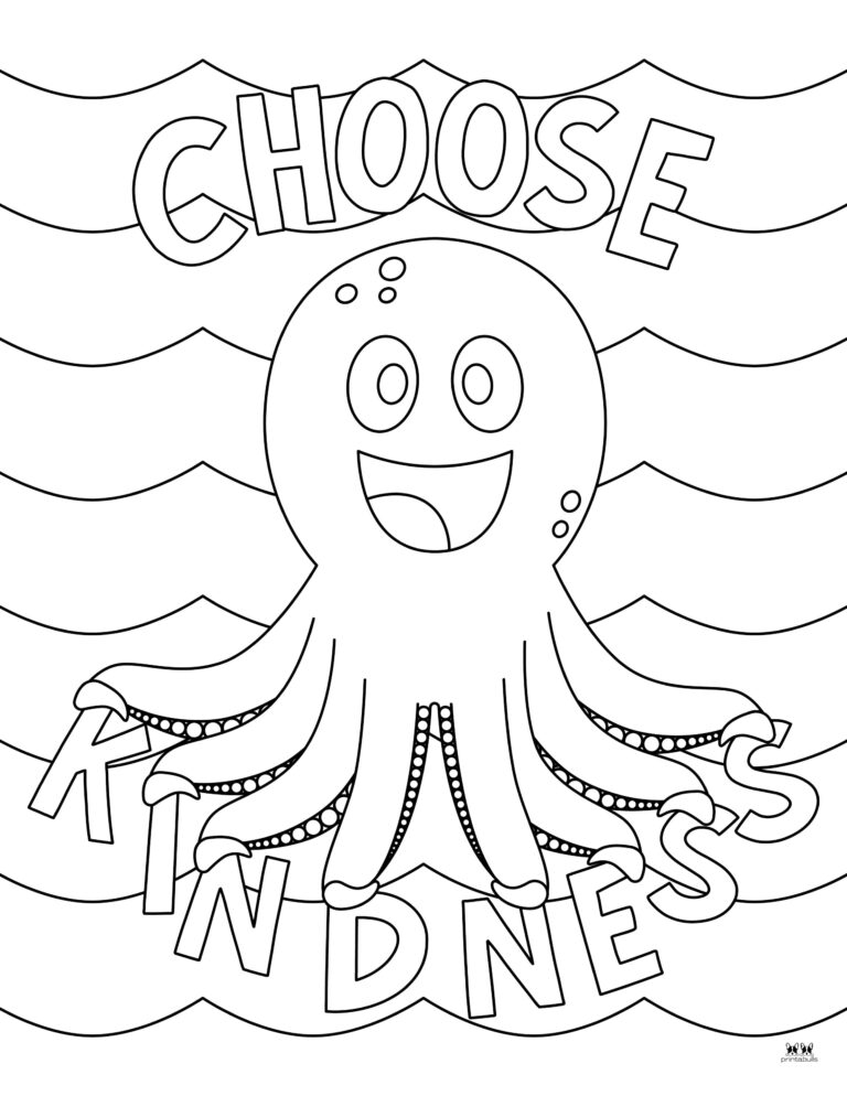 Kindness Coloring Pages - 45 FREE Pages | Printabulls