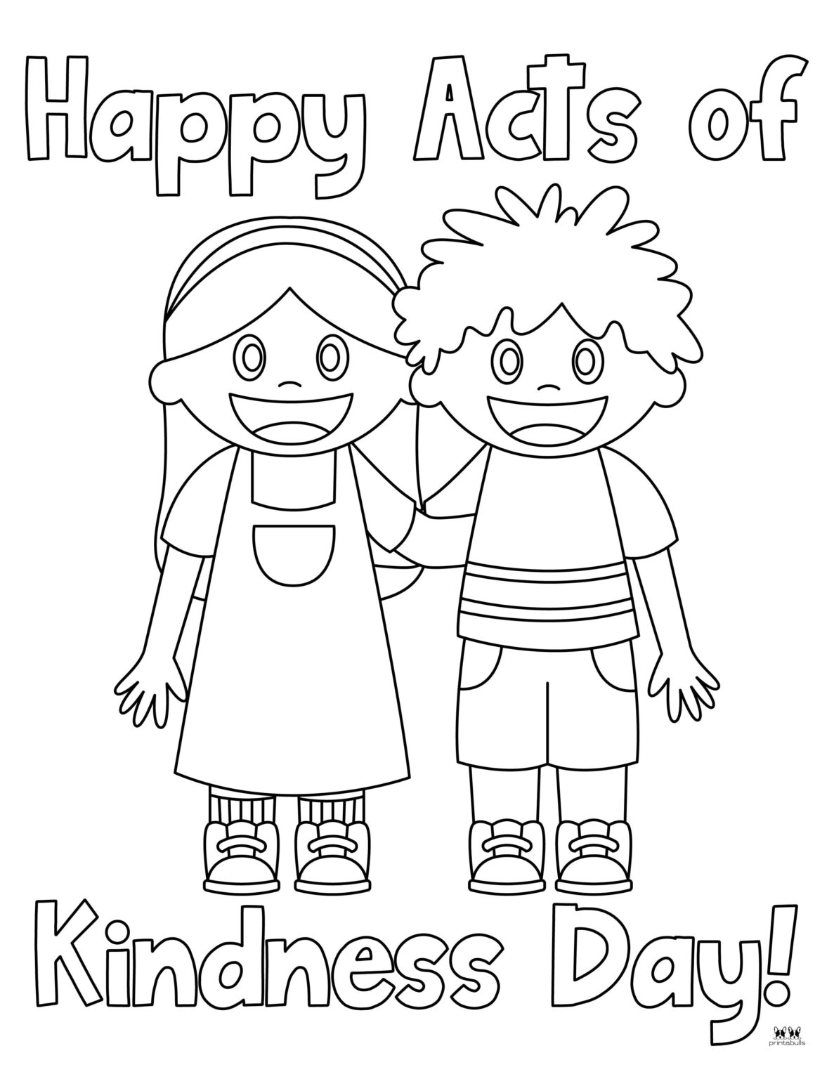 Kindness Coloring Pages - 45 FREE Pages | Printabulls