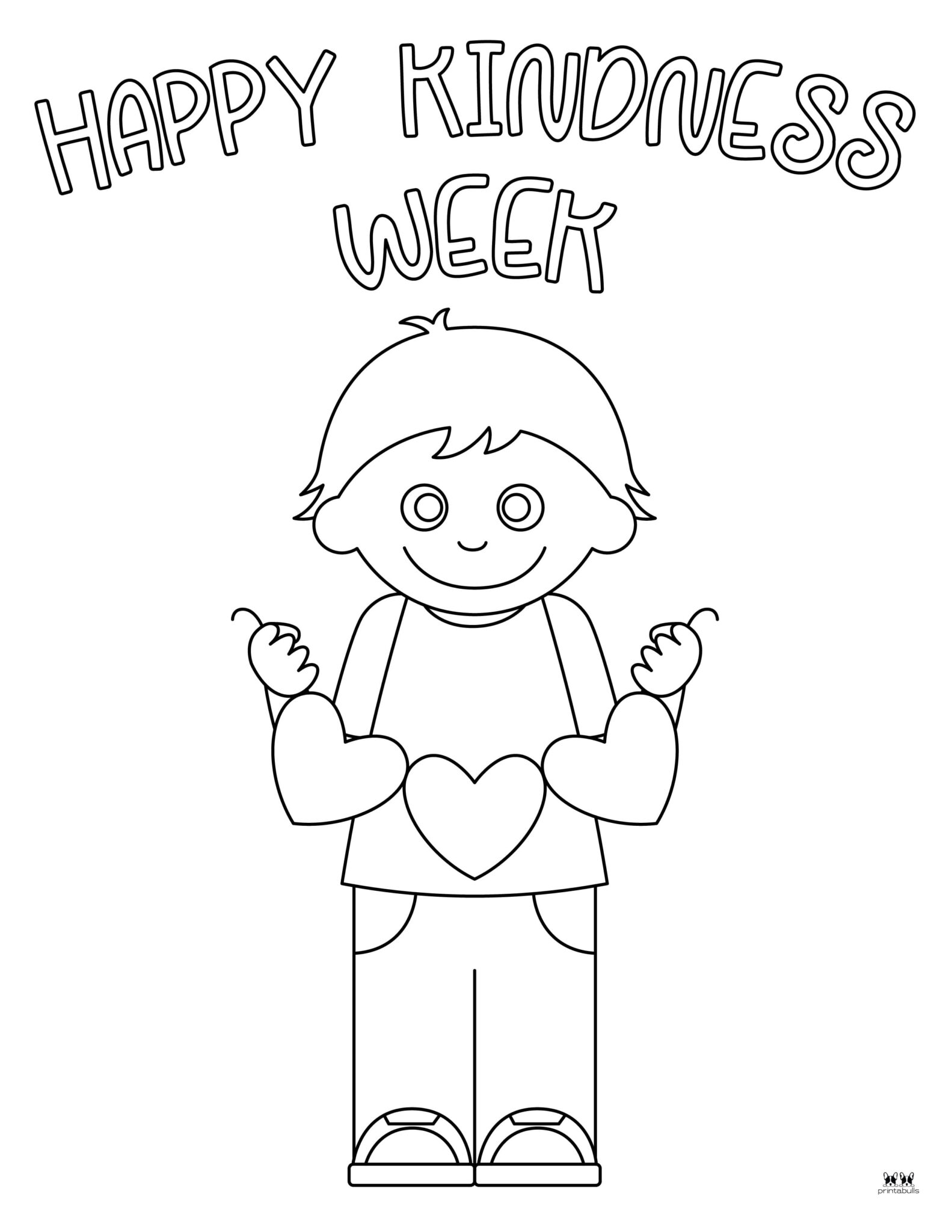 Kindness Coloring Pages - 45 FREE Pages | Printabulls