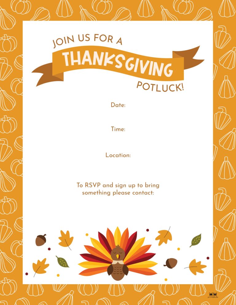 Potluck Sign Up Sheets - 74 FREE Sheets - PrintaBulk