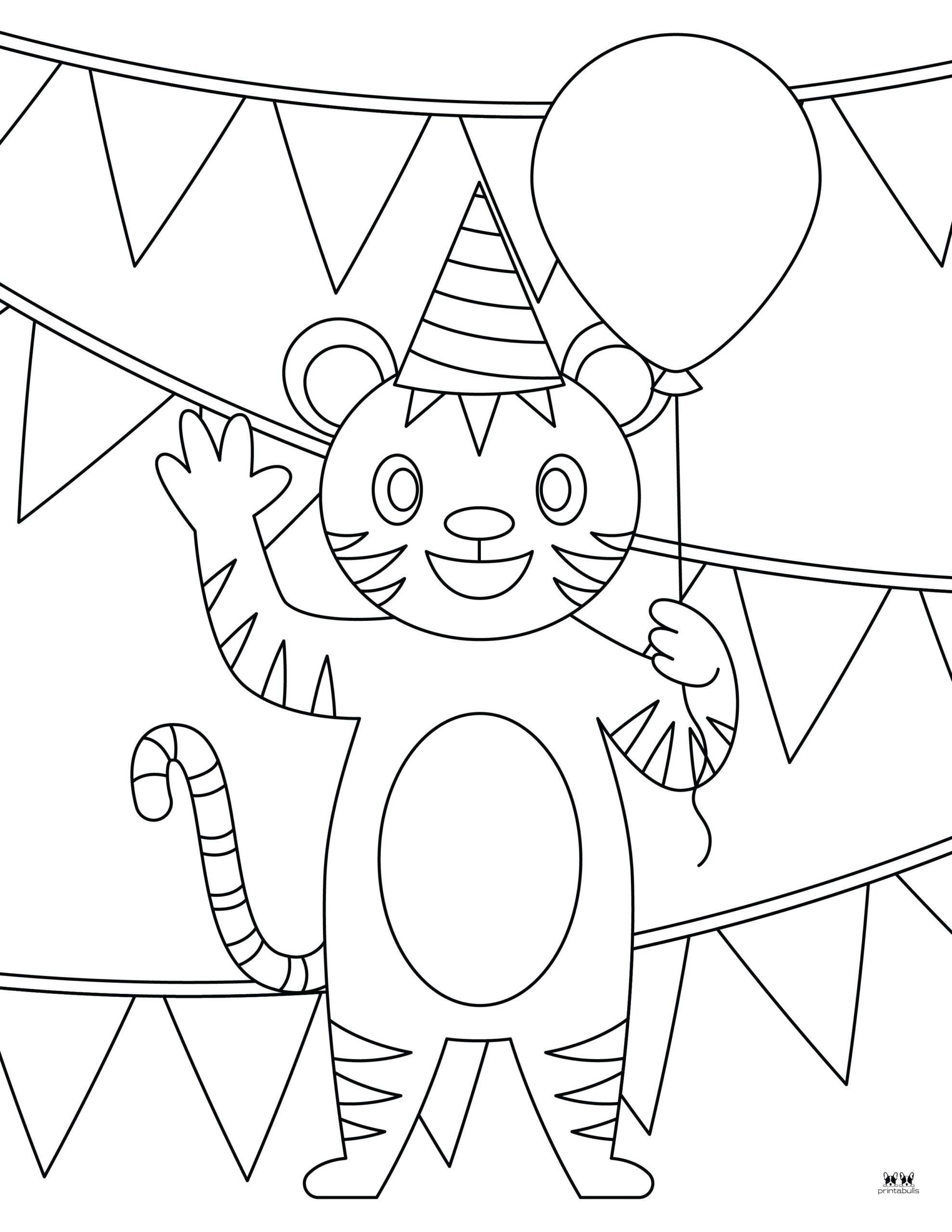Tiger Coloring Pages - 35 Free Pages | Printabulls