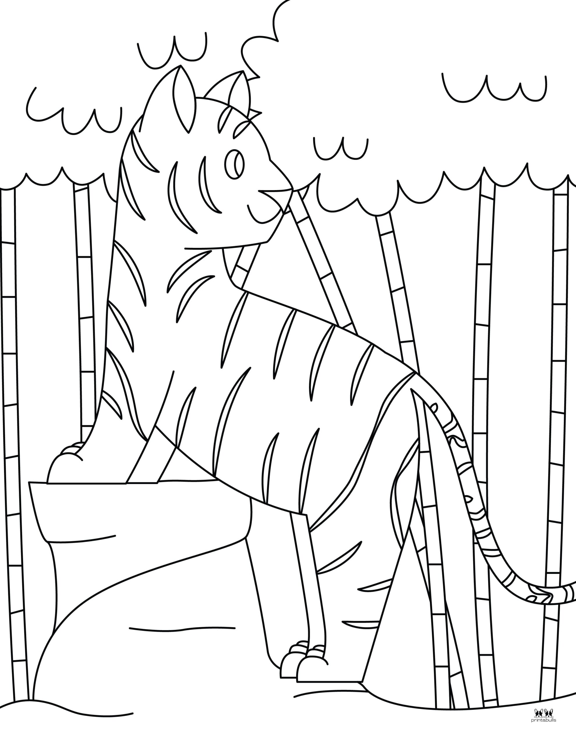Tiger Coloring Pages - 35 Free Pages | Printabulls