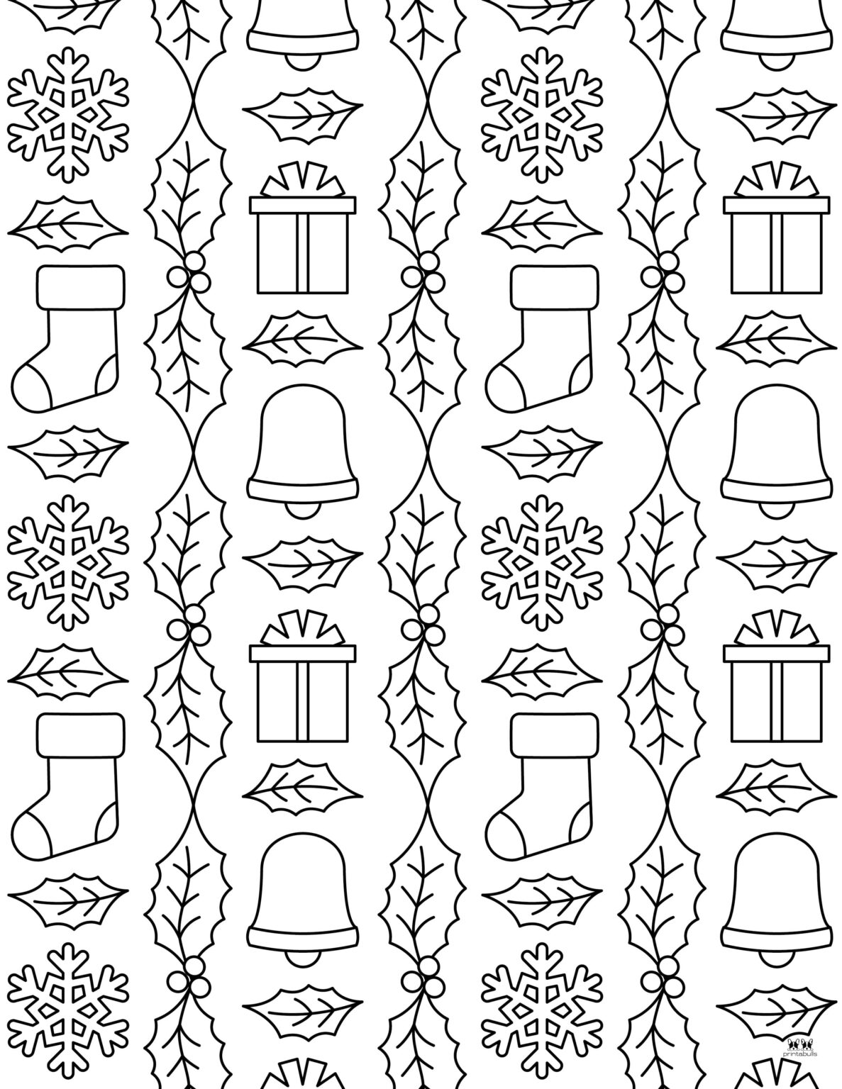 Holly Coloring Pages & Templates - FREE | Printabulls